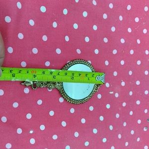 Vintage | Accents | Vintage Victorian Compact Handheld Mirror Small P ...